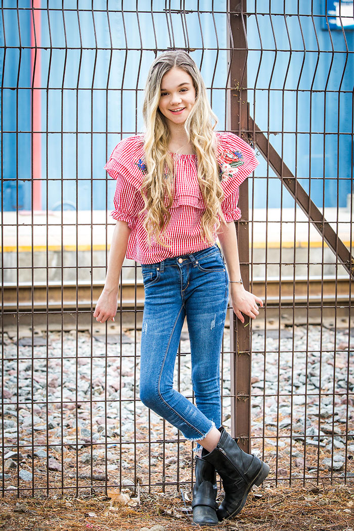 Brand Model And Talent Regan Teens Girls